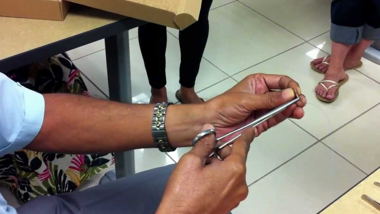 Basic Surgical Instrument Demonstration Dr Sanjoy Sanyal Youtube