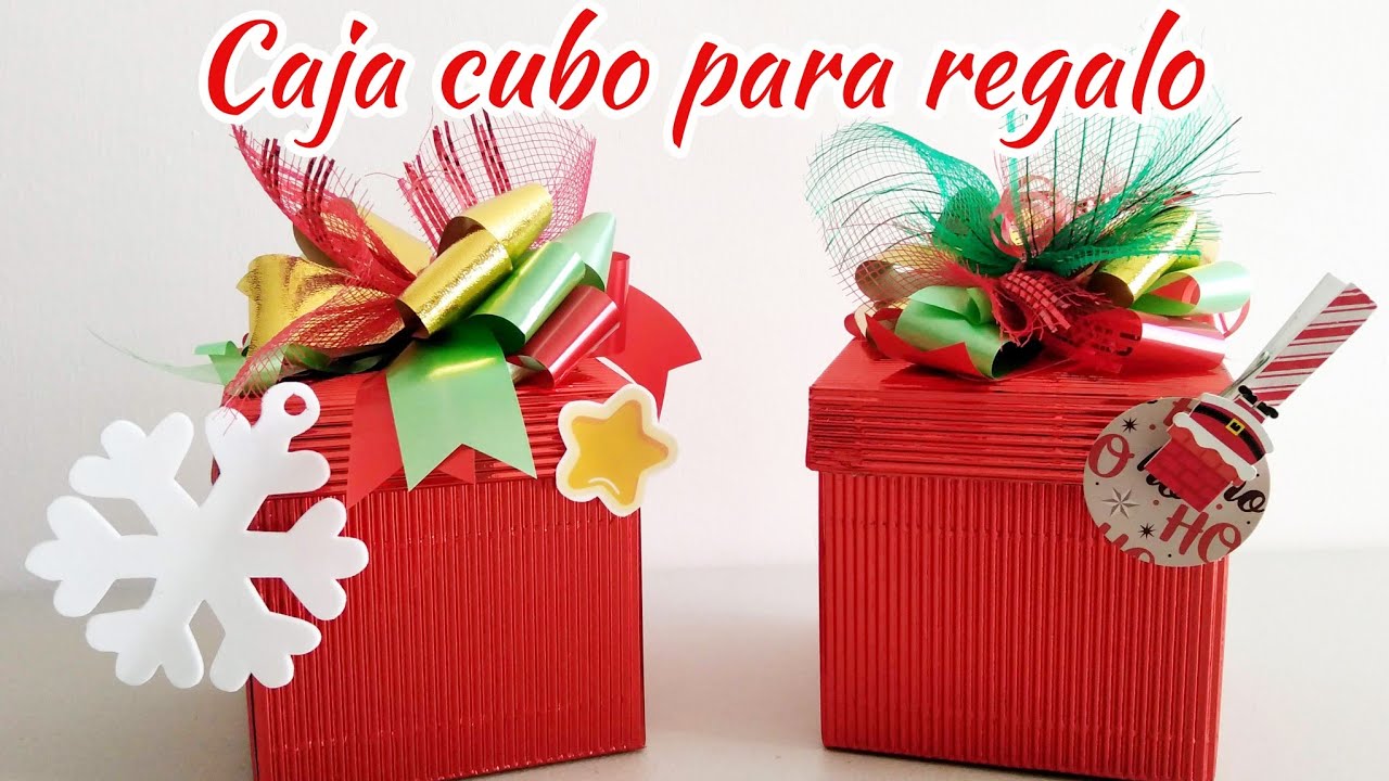 Cómo Hacer Caja De Regalo Con Cartón Corrugado A Mano Cómo Hacer Caja
