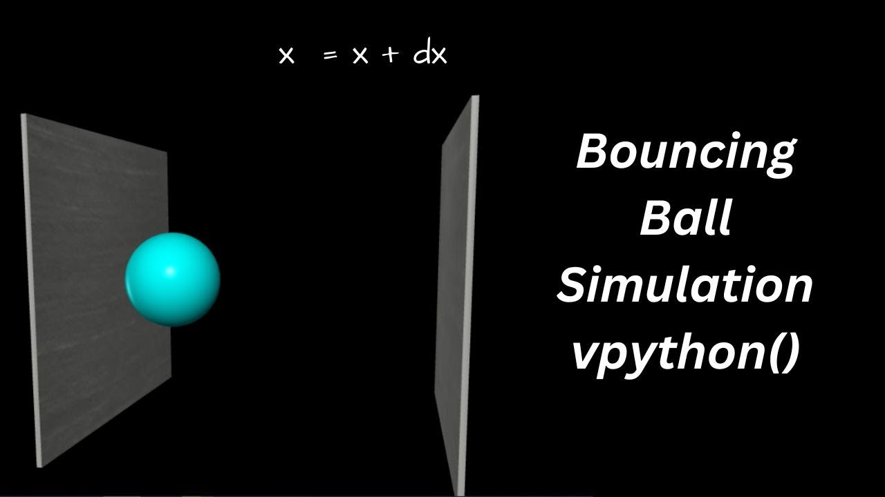 How To Make Bouncing Ball Simulation Vpython 10 Youtube