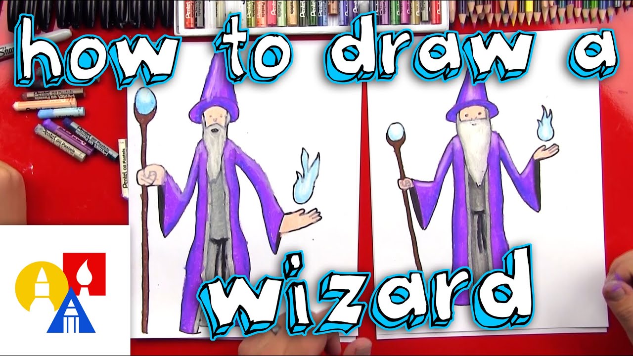 How To Draw A Wizard Youtube