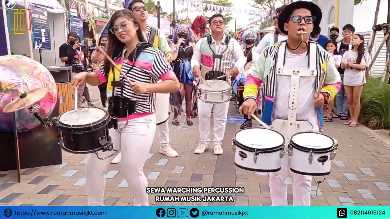 Marching Percussion Live Jakarta Youtube