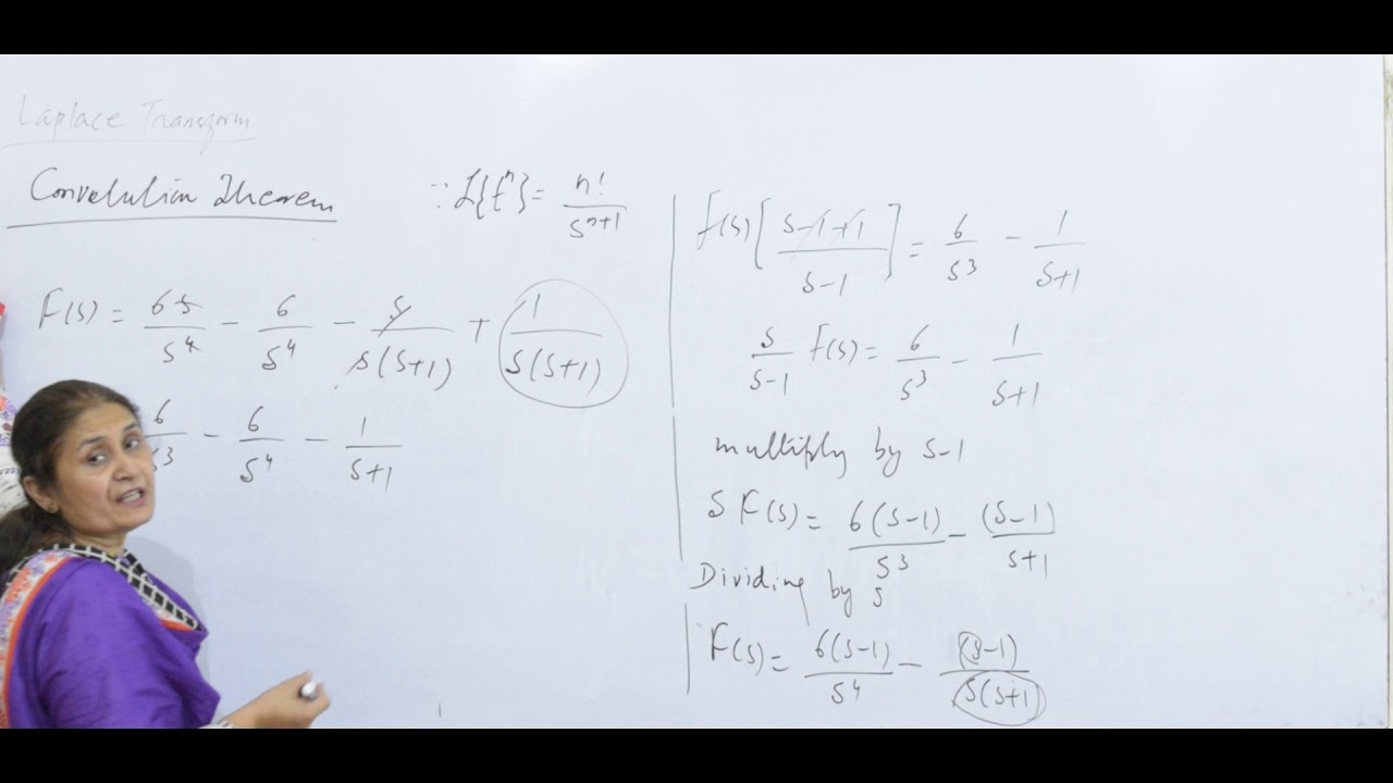 Lecture 7 Part 7 Convolution Theorem Solution Of An Integral