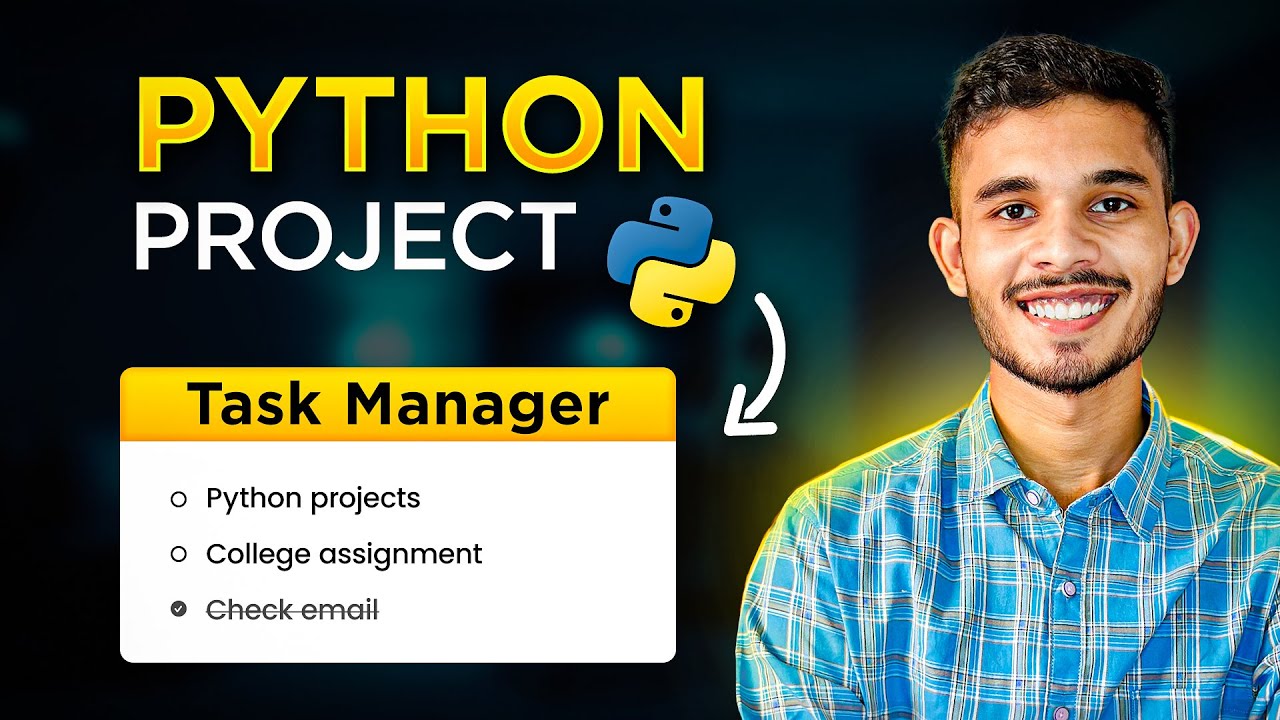 To Do App In Python Python Project With Source Code Youtube