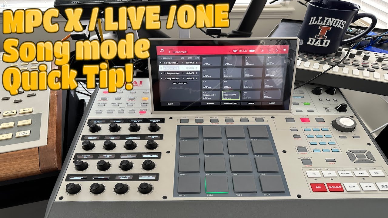 Mpc X Live One Quick Song Mode Quick Tip Youtube