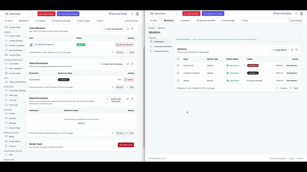 How Team Permissions Work In Oneuptime Youtube
