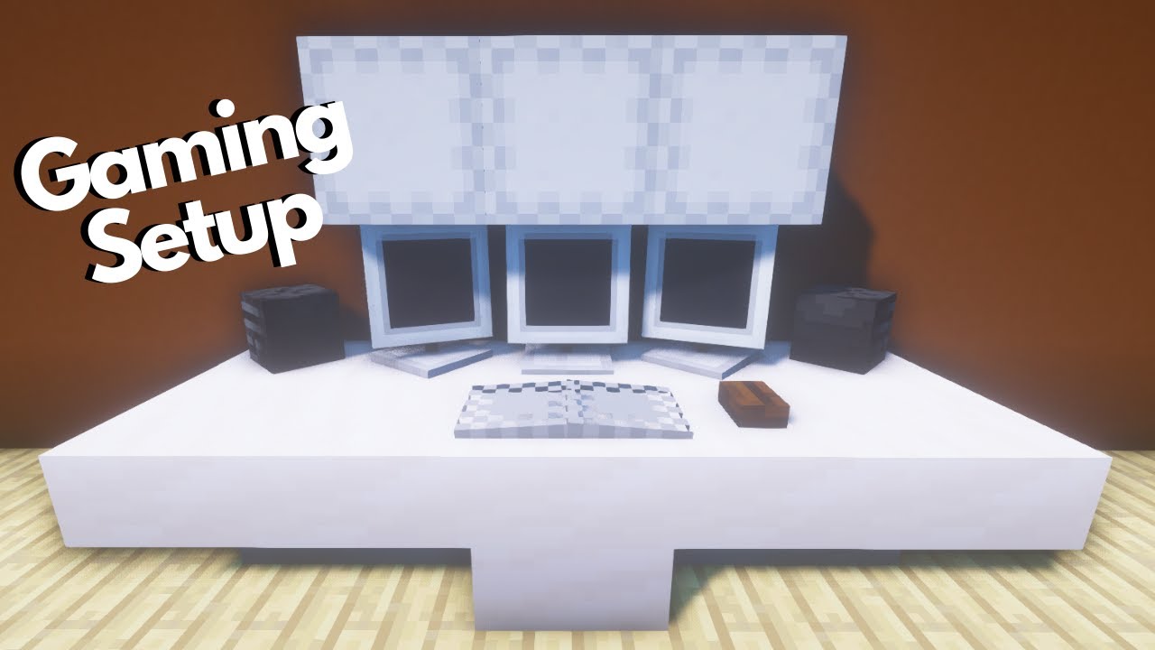 Minecraft Gaming Setup Build Tutorial Youtube