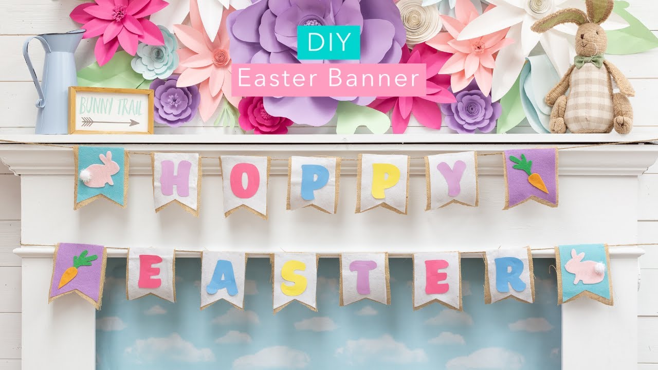 Diy Easter Banner Beacon Adhesives Youtube