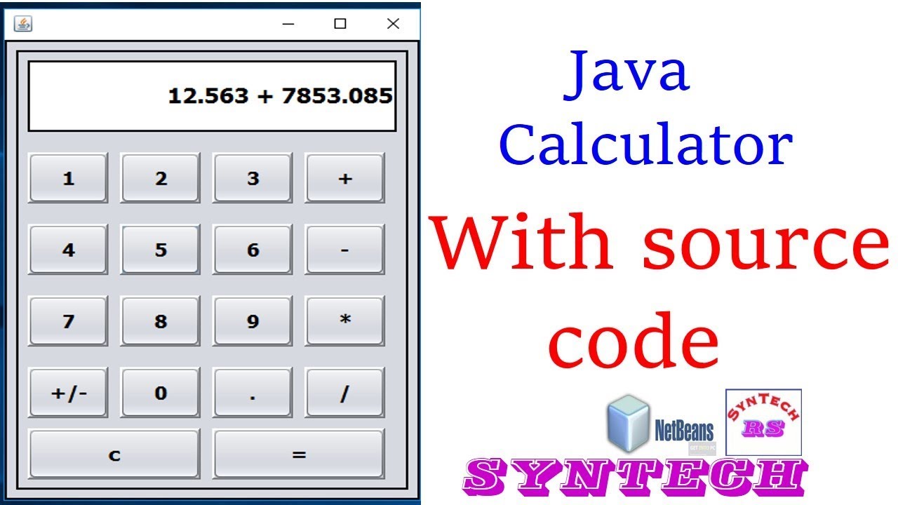Calculator In Java Source Code At Ryan Cushman Blog
