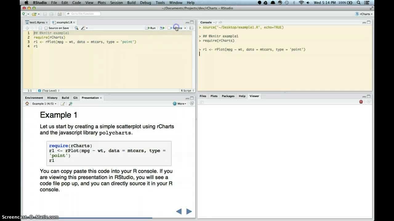 Rstudio Presentation Viewer Youtube