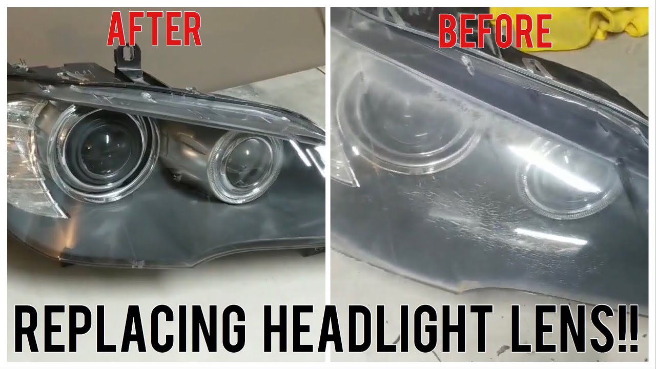 How To Replace Headlight Lens Youtube