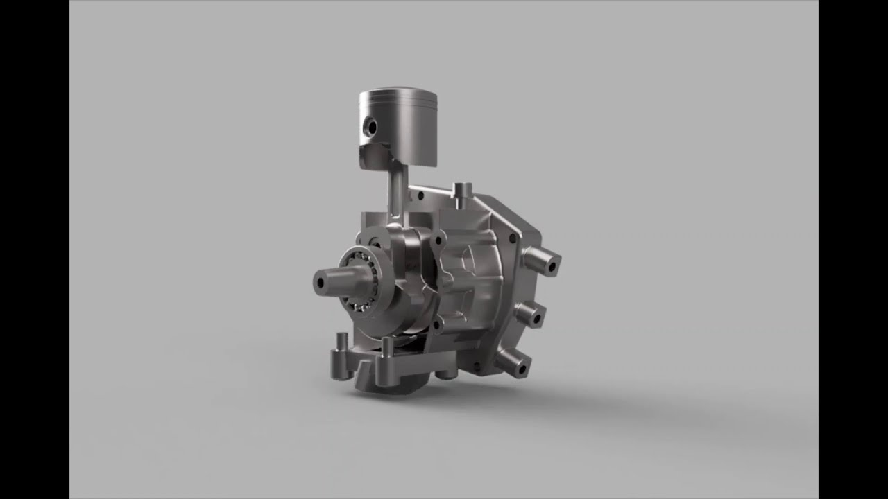 Rendered Piston Motion Study Youtube