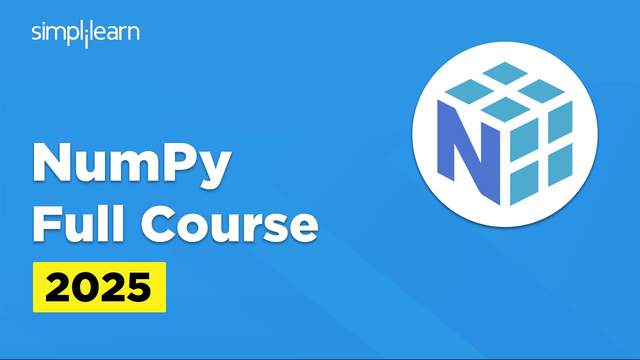 Numpy Full Course 2025 Numpy Tutorial For Beginners Numpy For Data