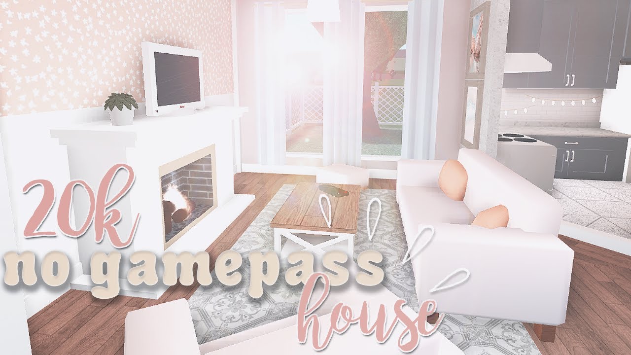 20k No Gamepass House Roblox Bloxburg Youtube