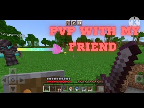 Minecraft Pvp With My Friend Youtube