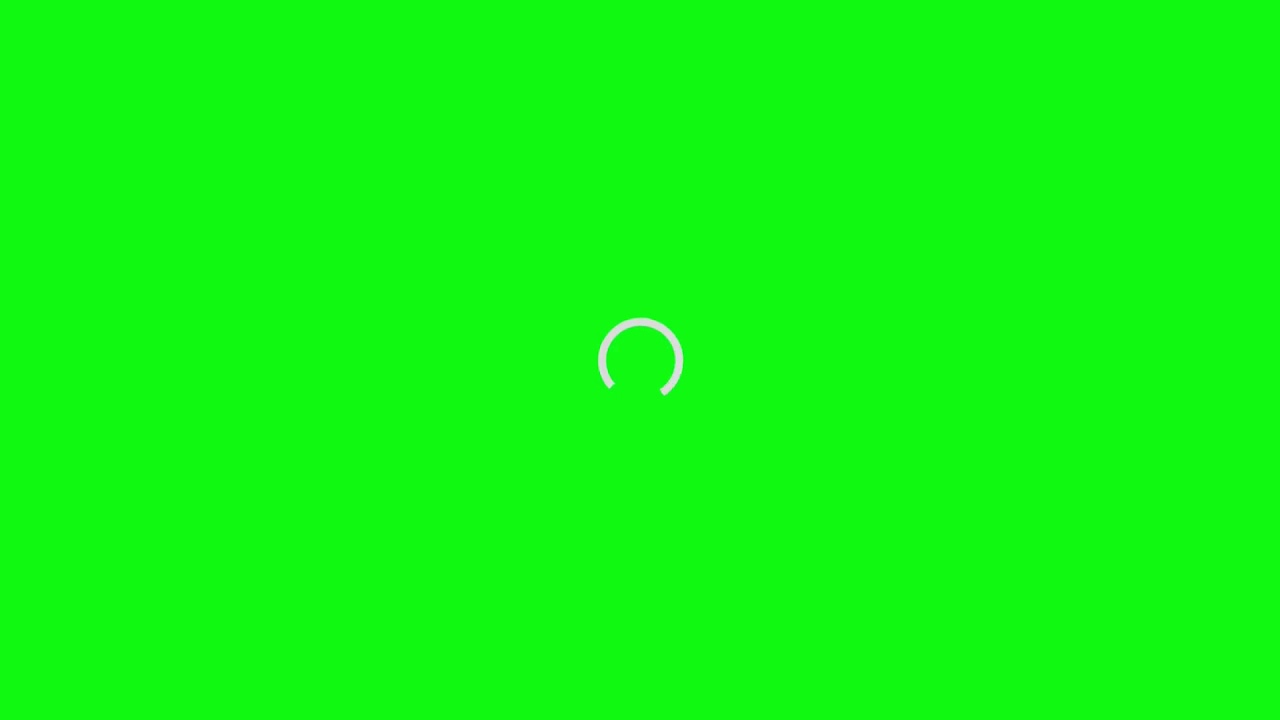 Youtube Loading Buffering Animation Green Screen 2020 Royalty Free