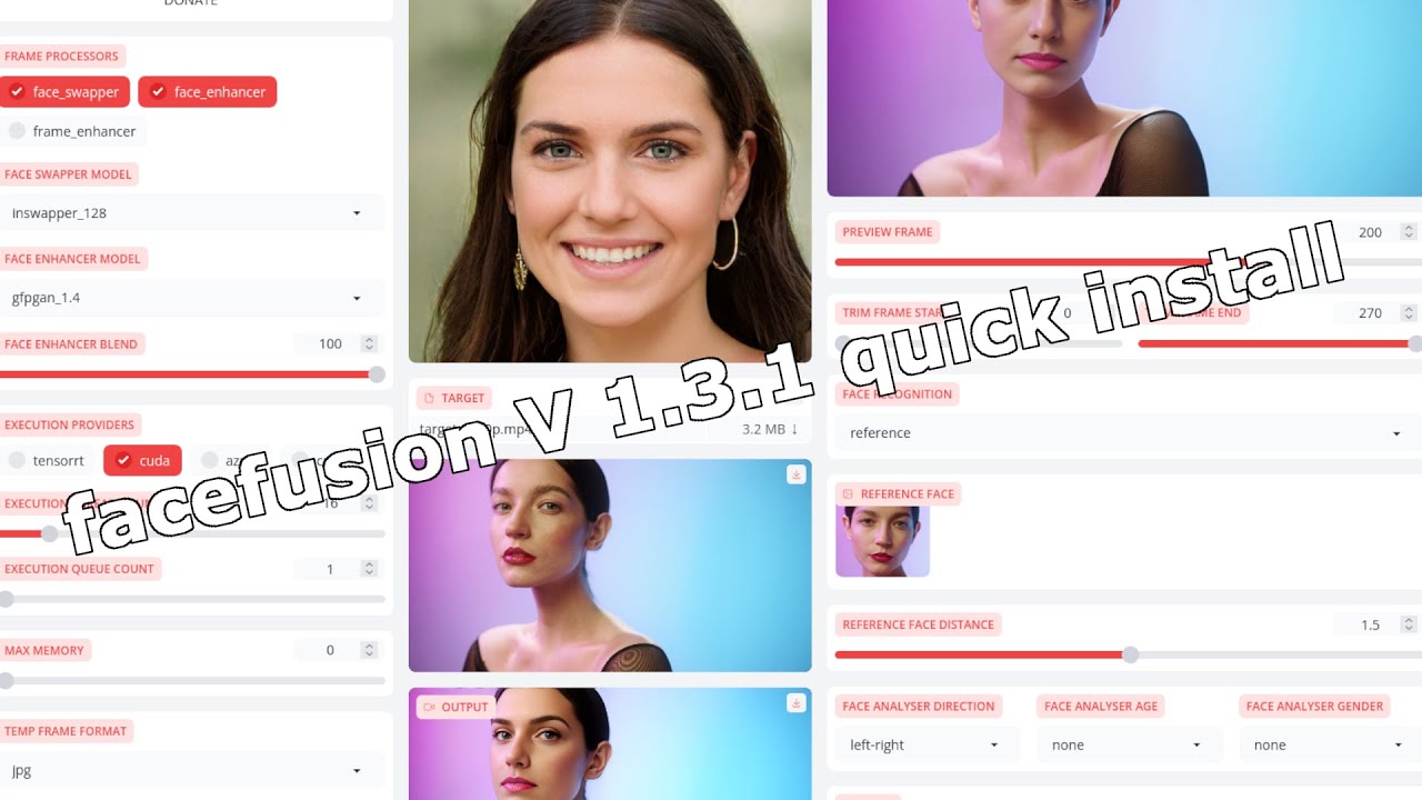 Facefusion V 1 3 1 Quick Install Macos Youtube