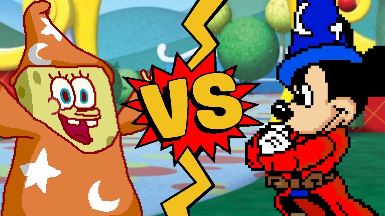 M U G E N Battles Spongebob Squarepants Vs Mickey Mouse