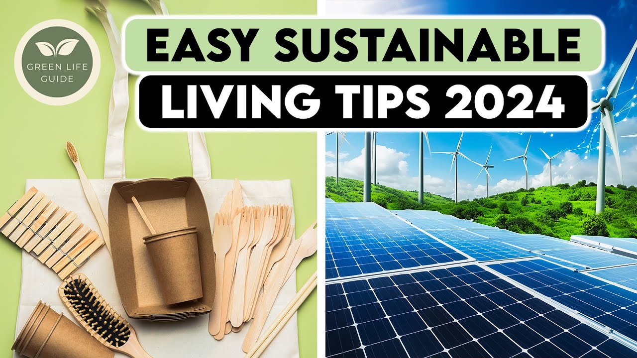 Sustainable Living 2024 10 Easy Habits For A Greener Life Youtube
