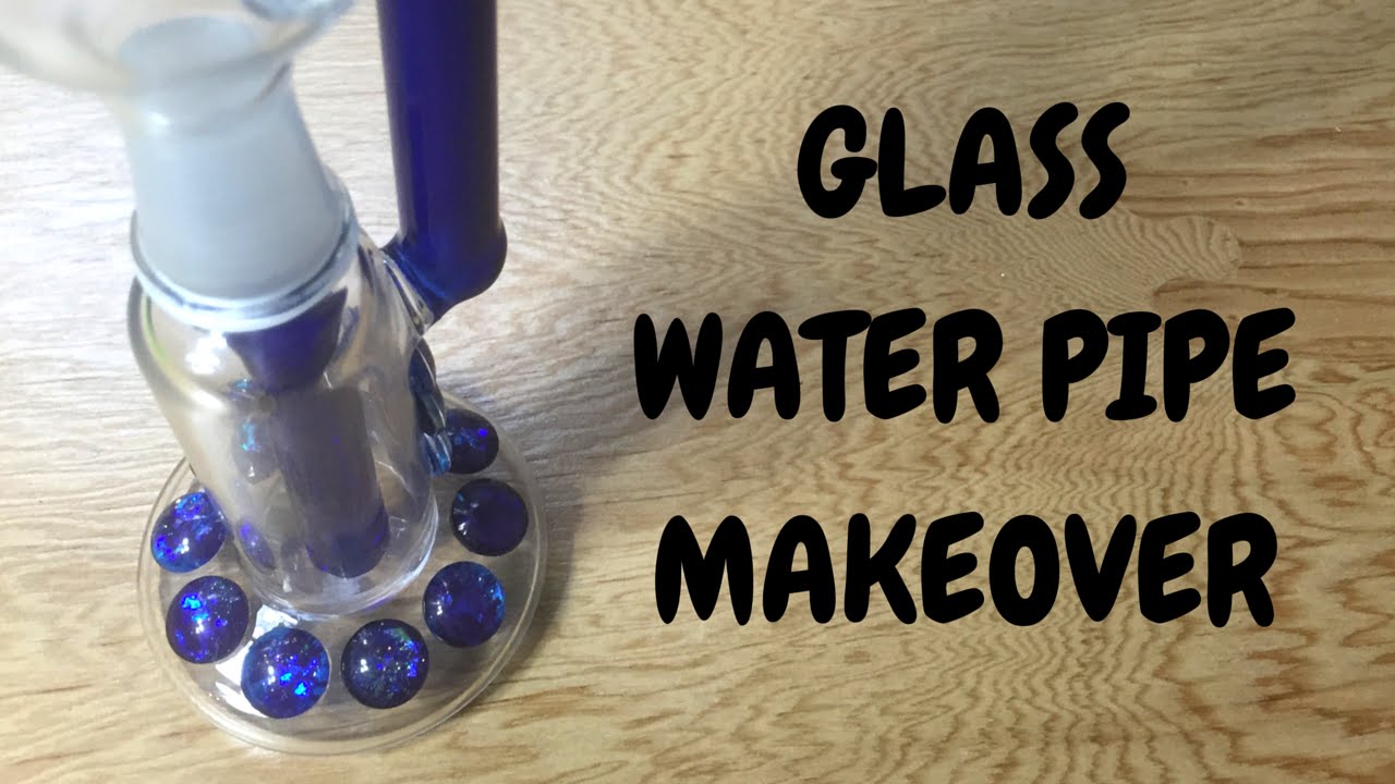 How To Decorate Your Own Glass Water Pipe Or Bong Youtube
