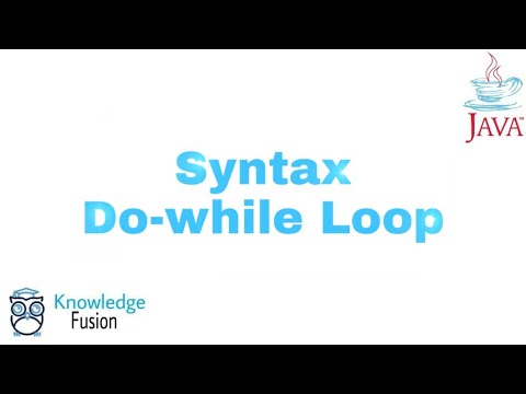 Syntax Do While Loop In Java Icse Youtube