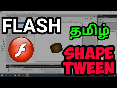 Develop A Flash Application Using Shape Tween Shape Tween Animation