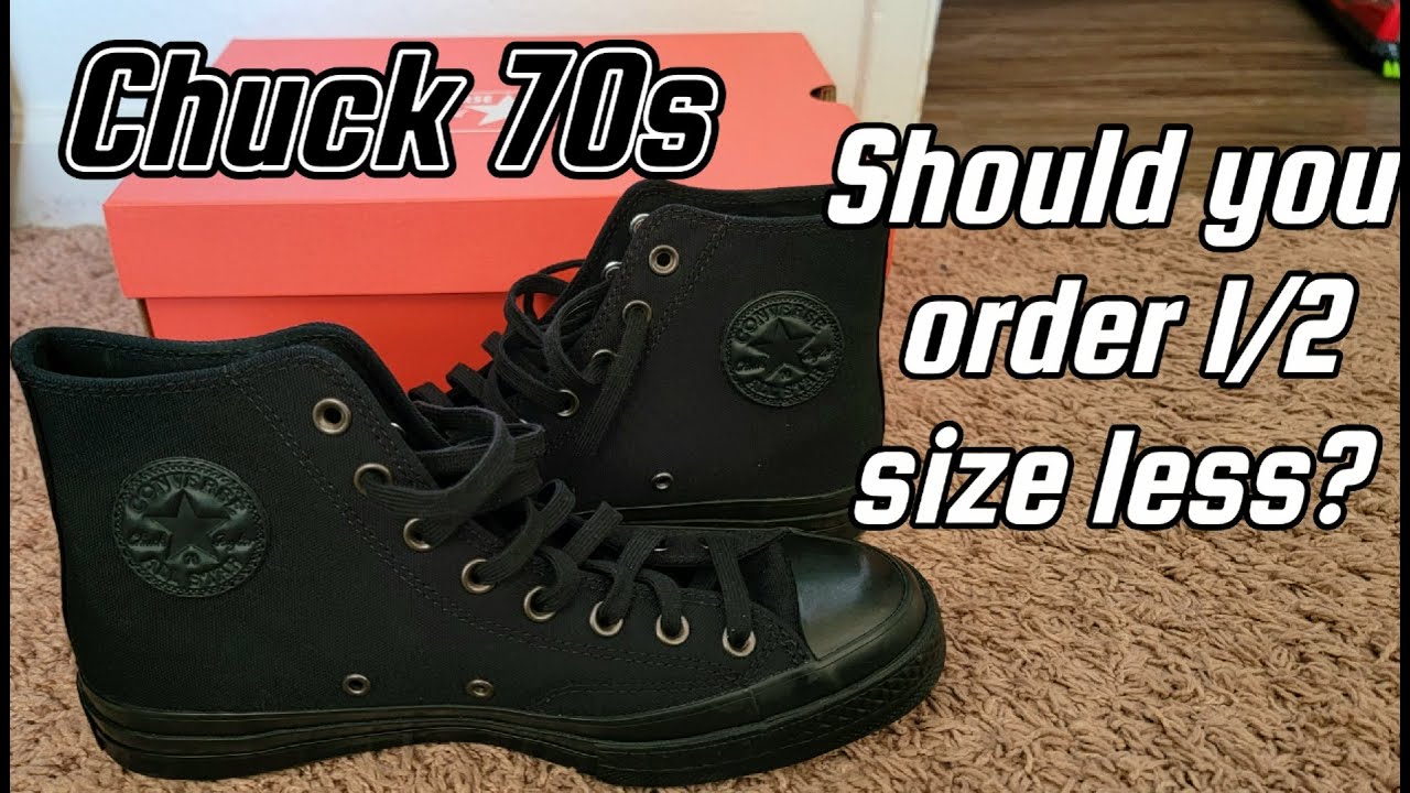 Converse Chuck 70s Sizing Comparisons Review Youtube