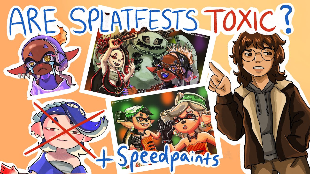 Why Are Splatoon 3 Splatfests So Toxic Splatoween Speedpaint