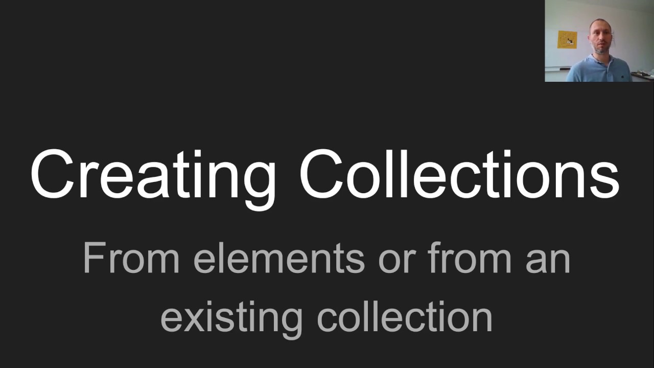 Creating Collections Youtube