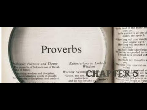 Proverbs Chapter 5 Youtube