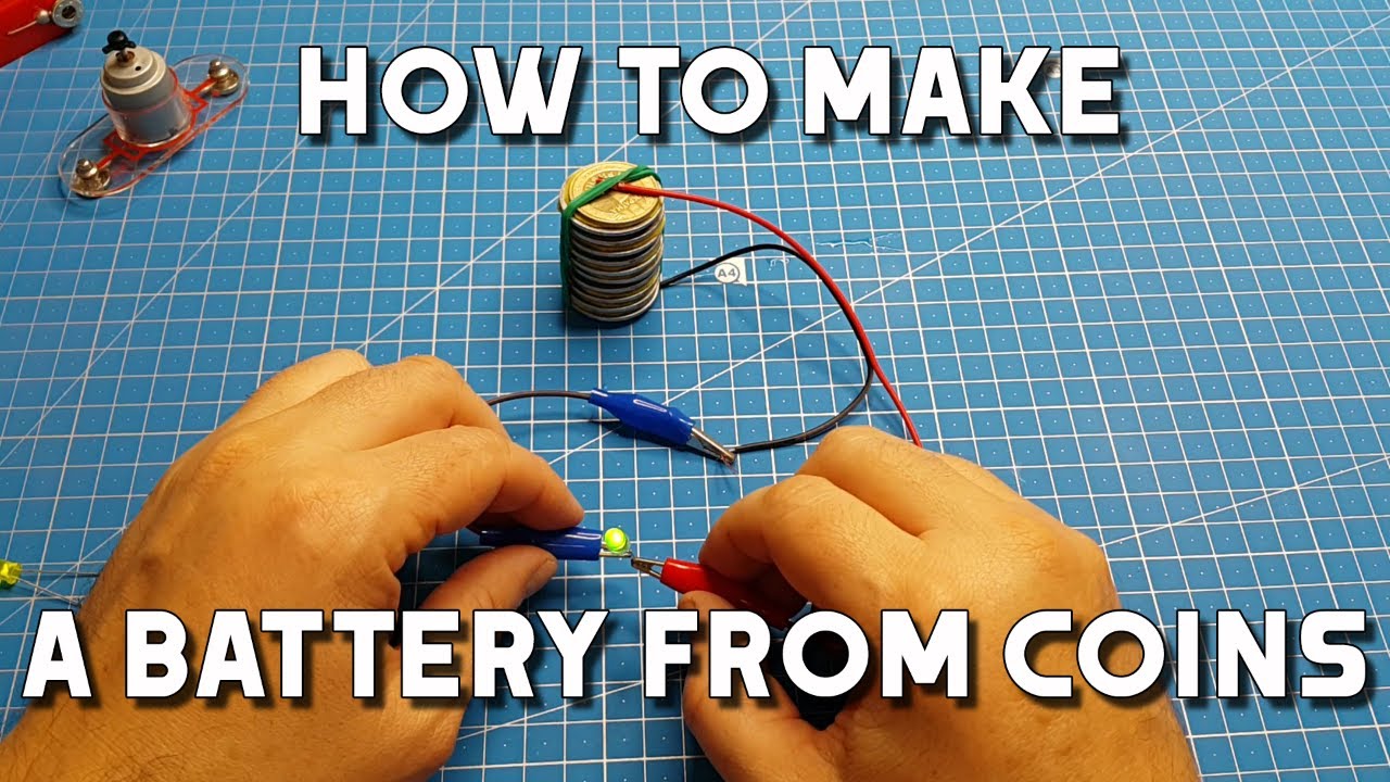 Experiment How To Make A Battery From Coins Youtube