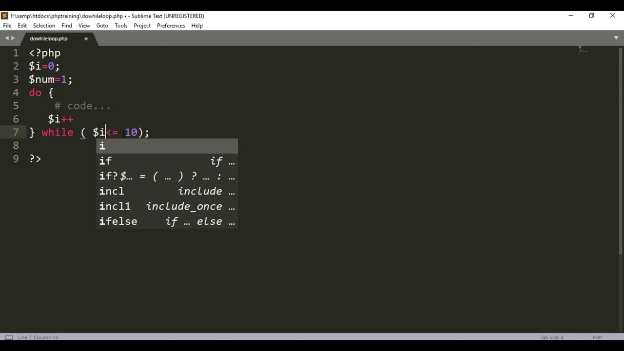 Examples For For Loop In Php Penfopt