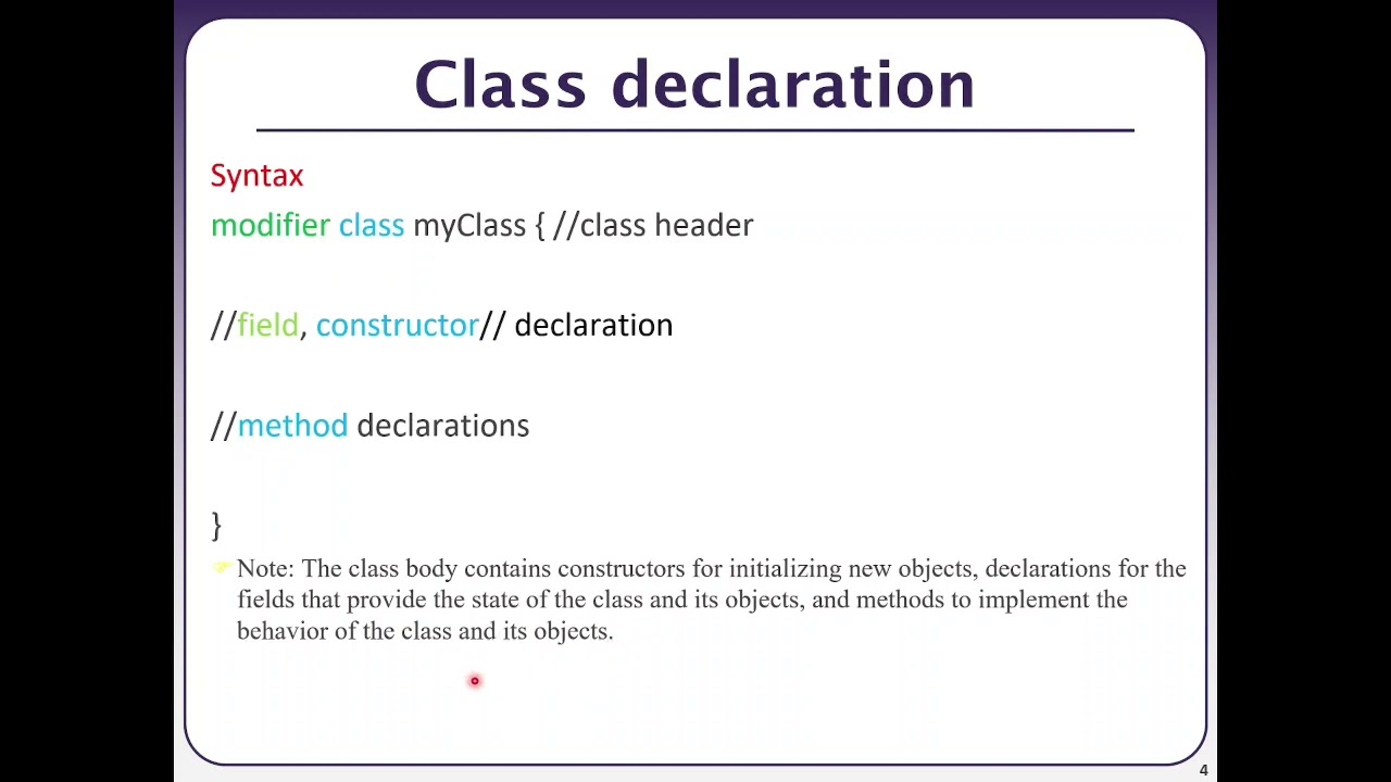 Basic Oop Concepts In Java Youtube
