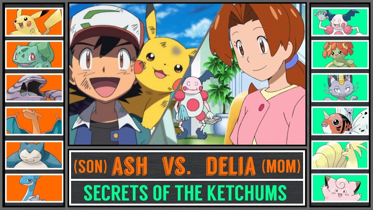Ash Vs Delia Ketchum Son Vs Mom Secrets Of The Ketchums 1