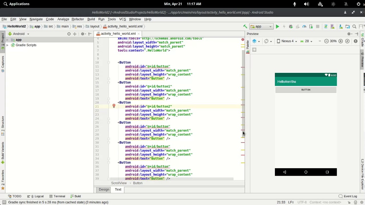 Scrollview Android Studio Youtube