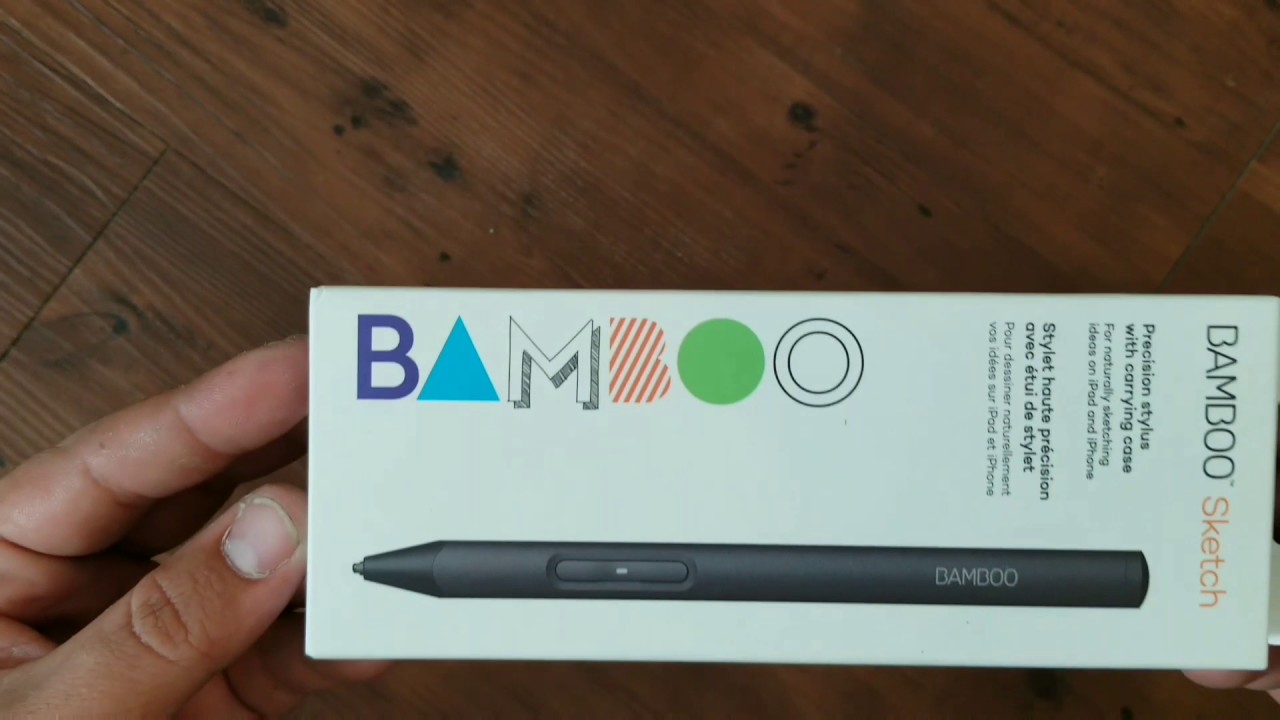 Unboxing The Wacom Bamboo Sketch Stylus Youtube