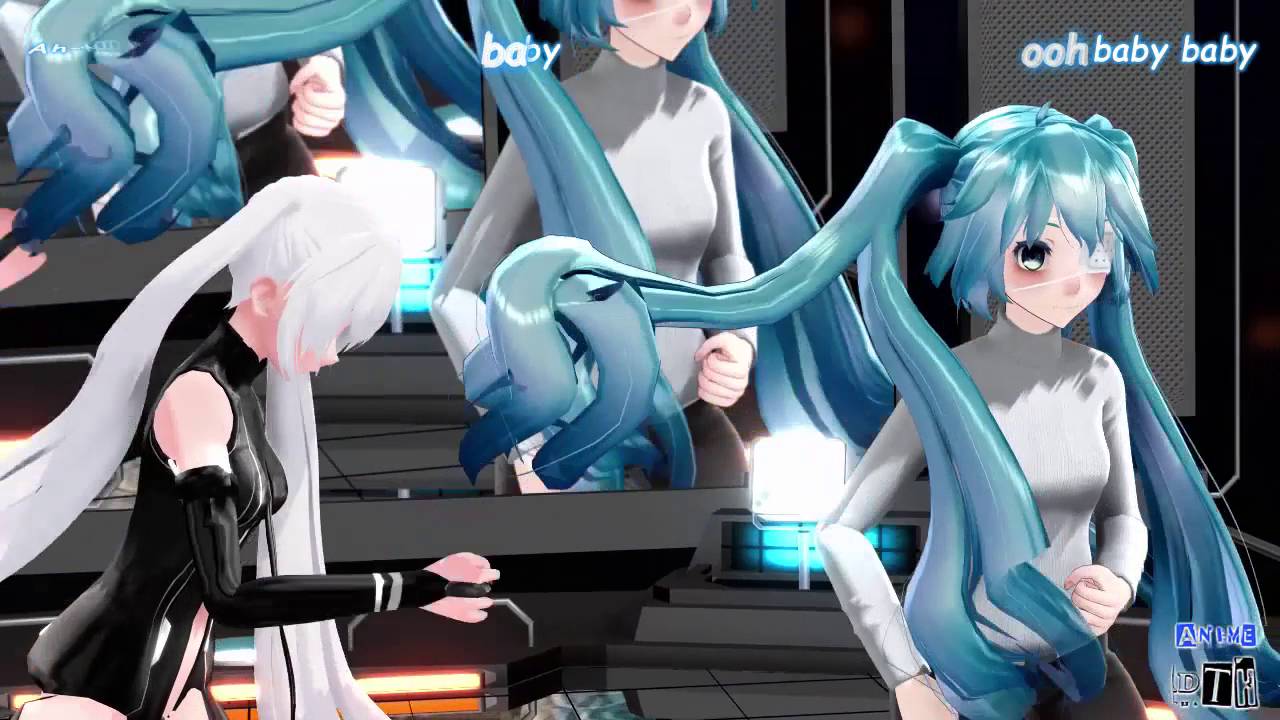 Mmd Scream Miku Ghoul X Another One Miku Kara Youtube