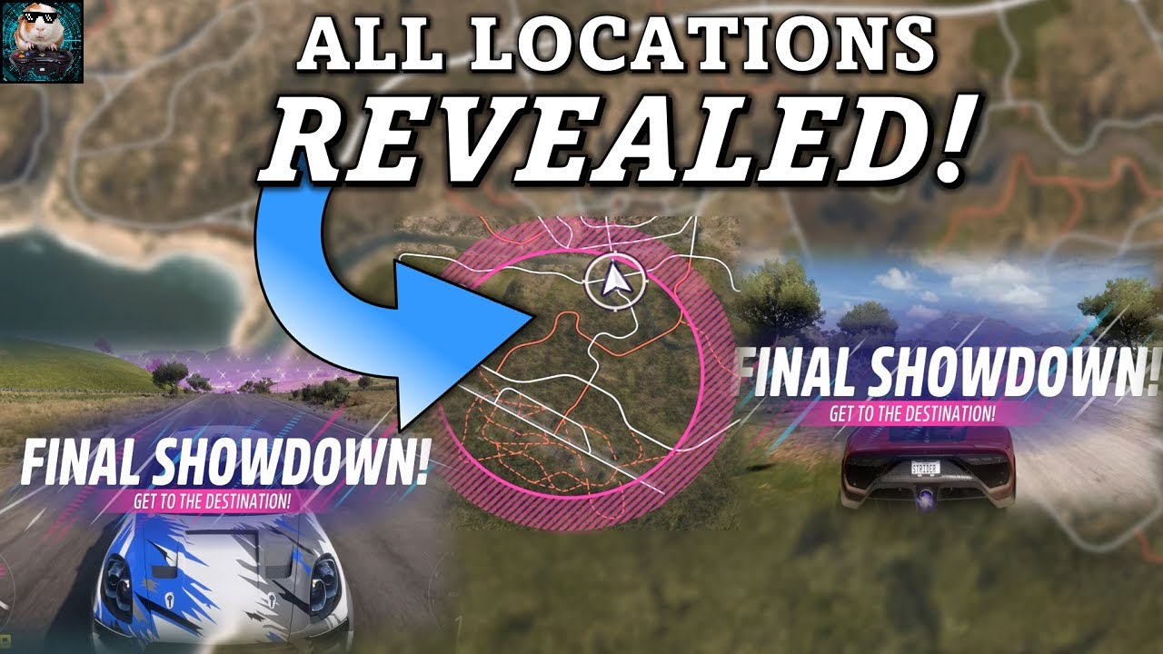 Revealed All Final Showdown Locations Forza Horizon 5 Eliminator