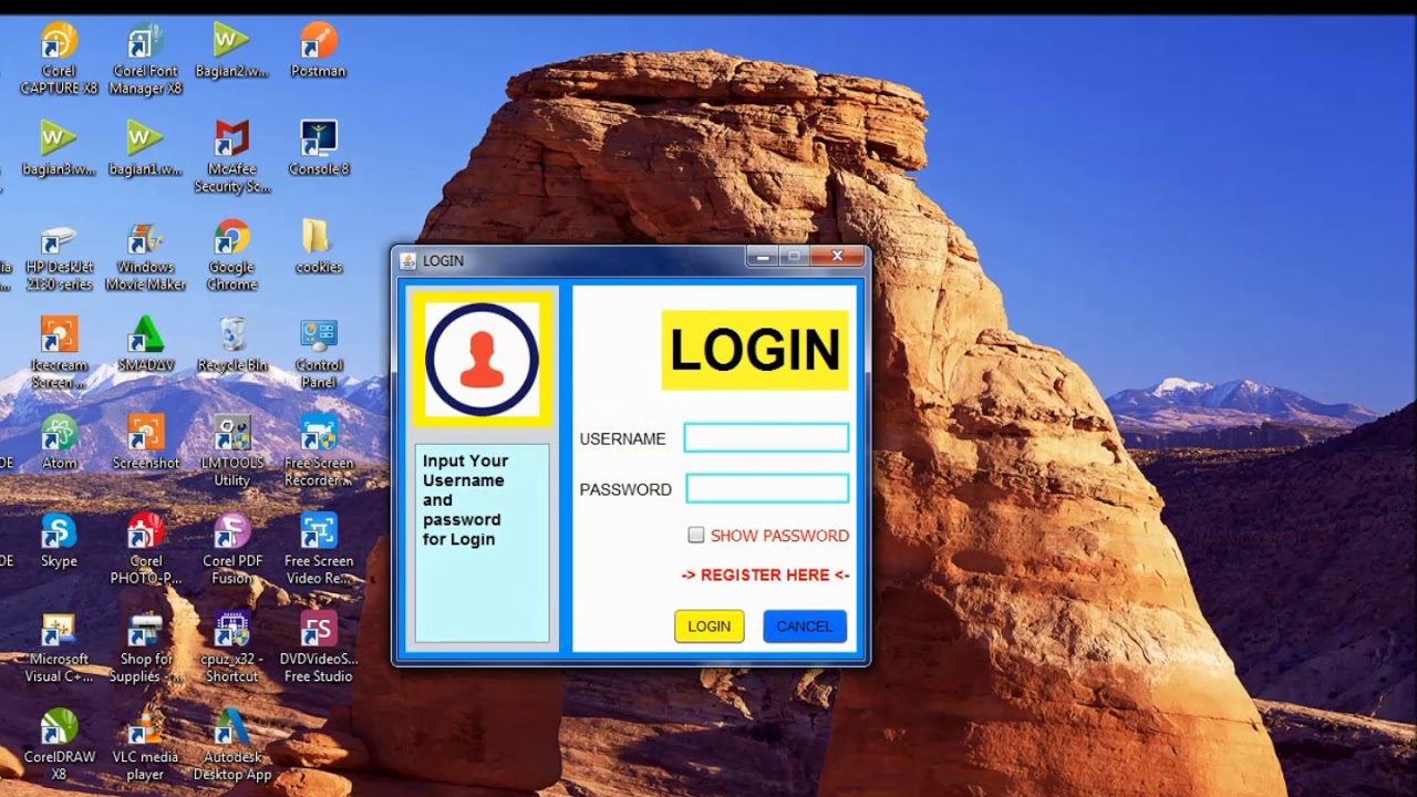 Personal Information Java Netbeans Youtube