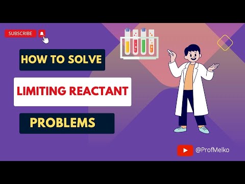 How To Solve Limiting Reactant Problems Youtube