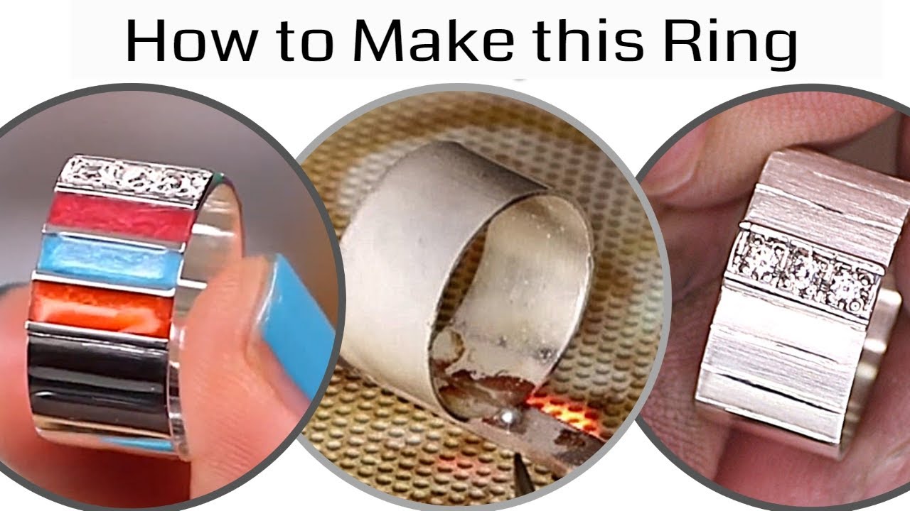 How To Make A Silver Ring Silver Ring Tutorial Silver Ring Making