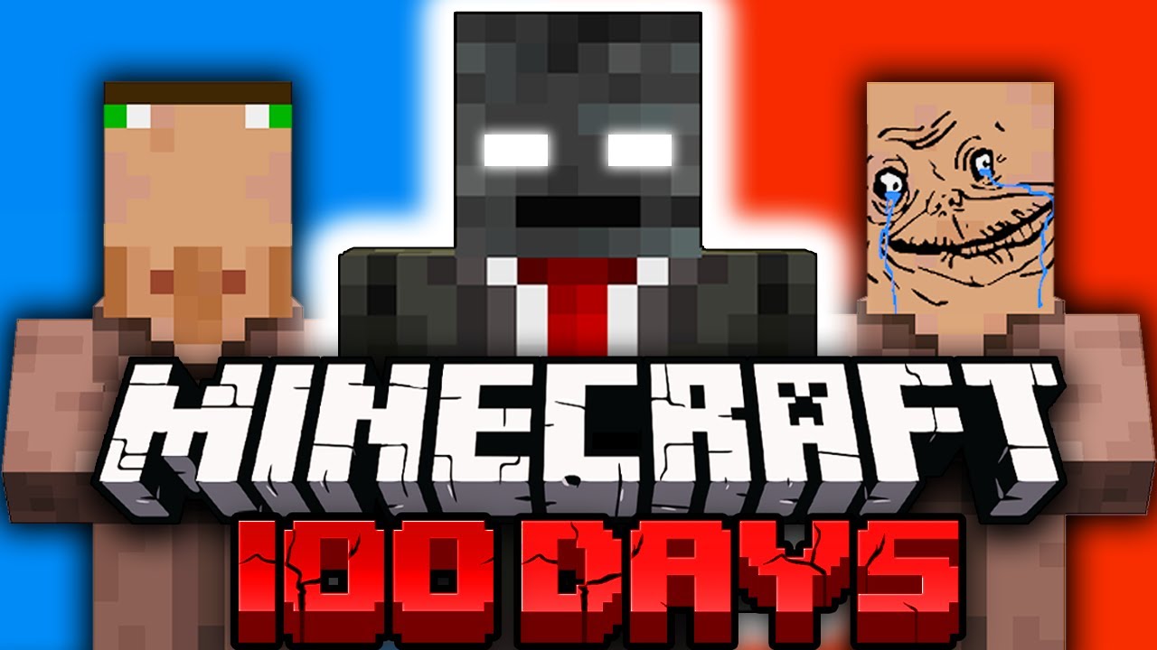 The Ultimate Minecraft 100 Days Movie Rematch Youtube