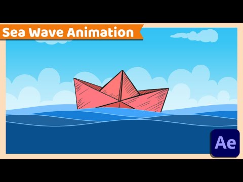 Sea Wave Animation After Effects Tutorial Youtube