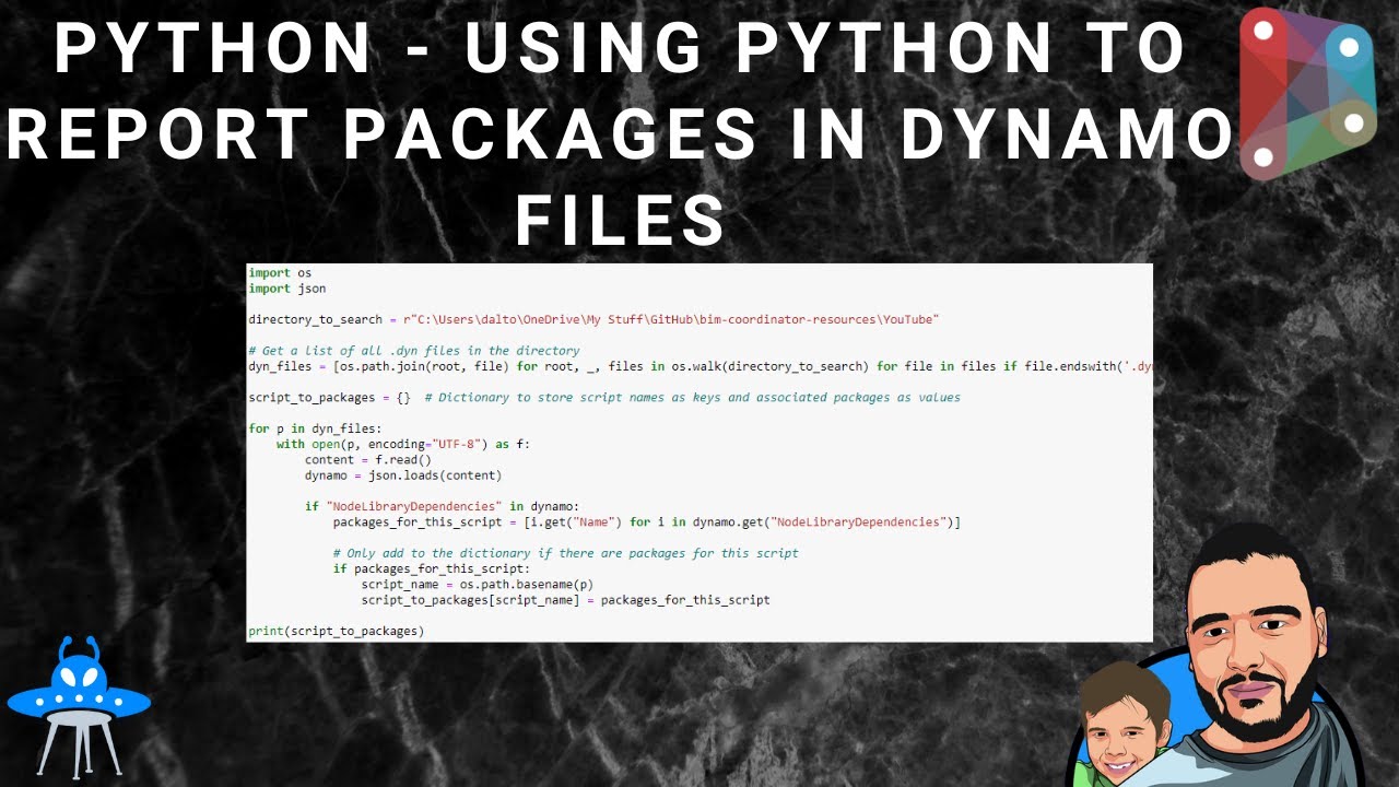 Python Using Python To Report Packages In Dynamo Files Data
