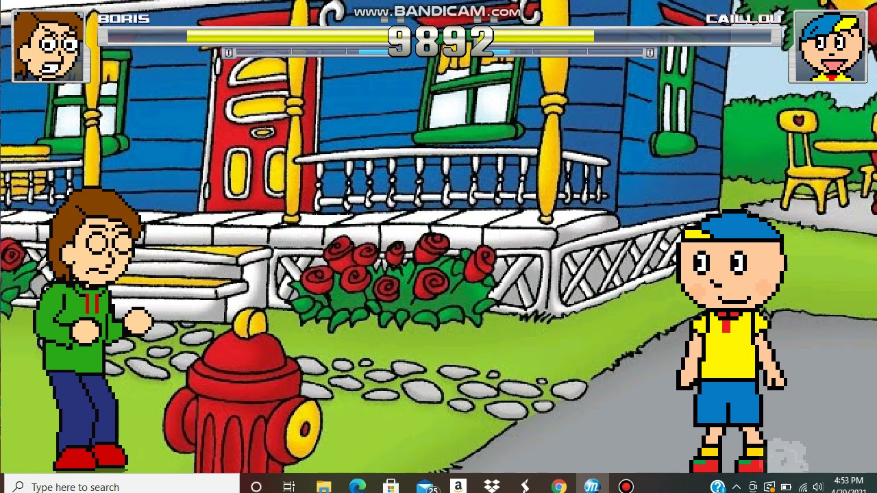 Mugen Boris Vs Caillou Youtube