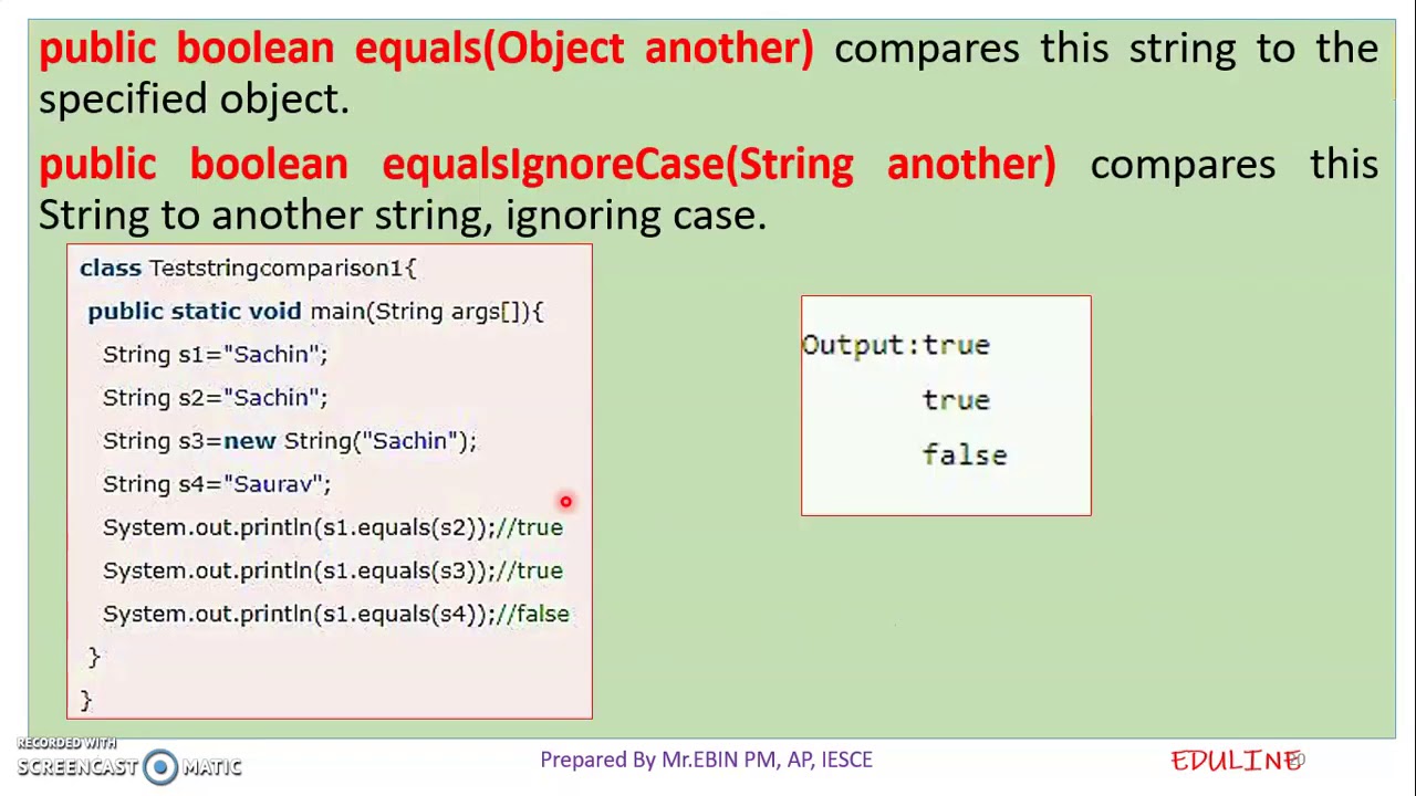 Java Module 4 Topic 3 String Length String