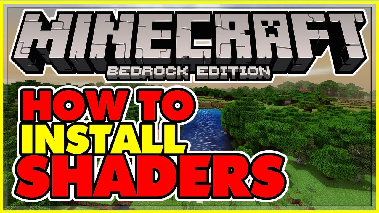 Minecraft Bedrock How To Install Shaders Mcpe Windows 10 Youtube