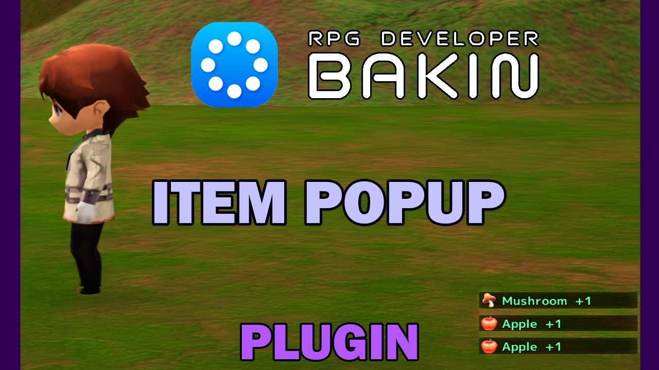 Item Popup Plugin Rpg Developer Bakin Youtube