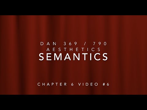 Chapter 6 Video 6 Semantics Youtube