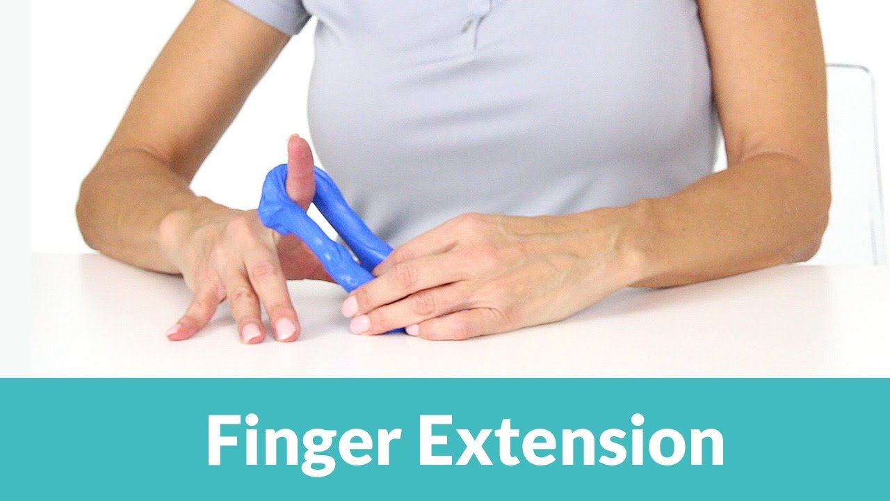 Therapy Putty Exercise Finger Extension Youtube