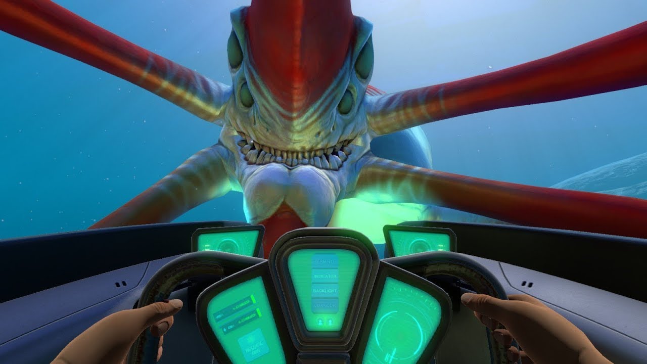Subnautica Episode 6 Deadly Reaper Leviathan Attack Youtube